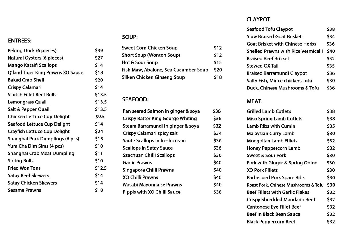 Man Mo – WTC Wharf Melbourne